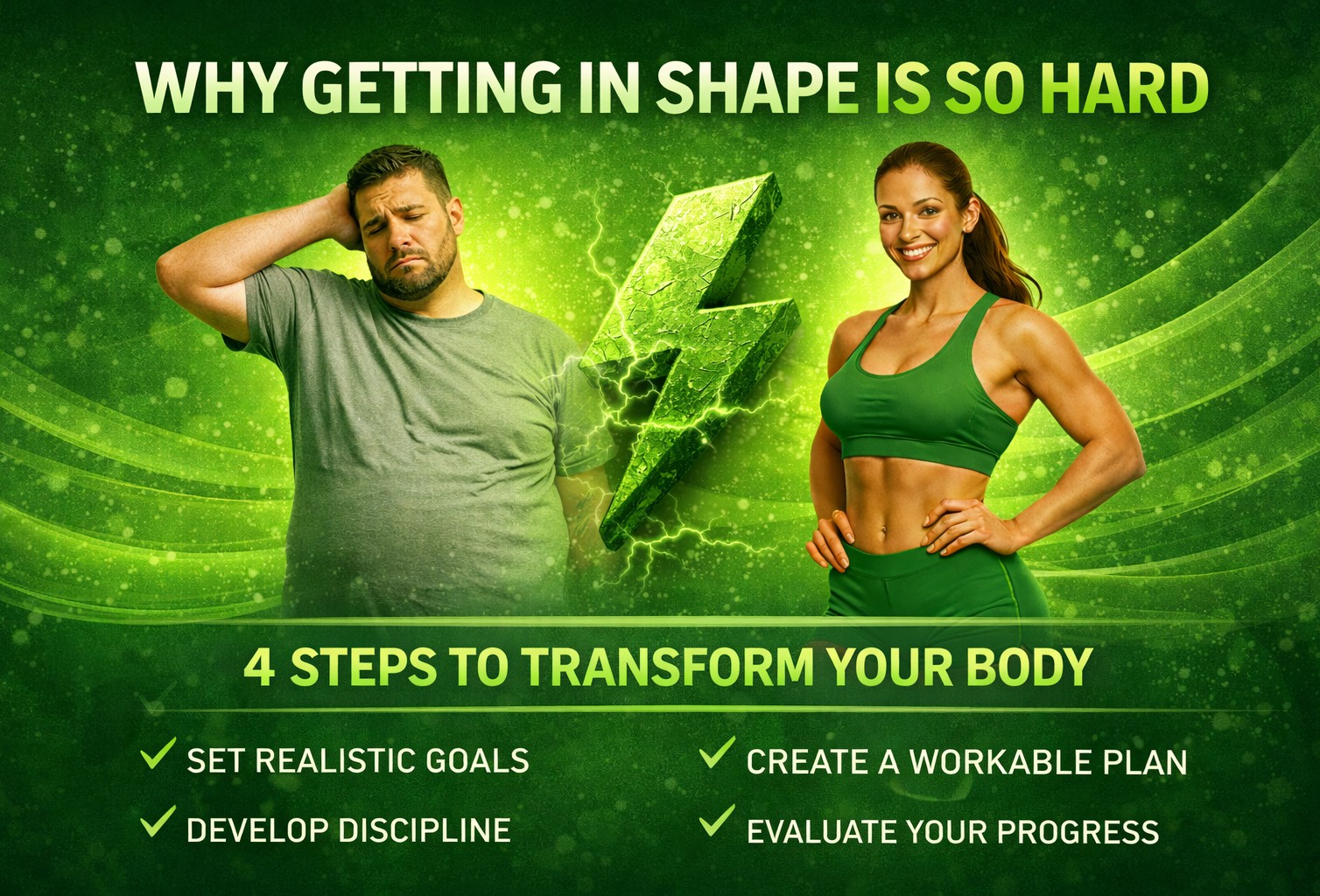 Why Most People Never Get in Shape: 4 Steps to Finally Transform Your ...
