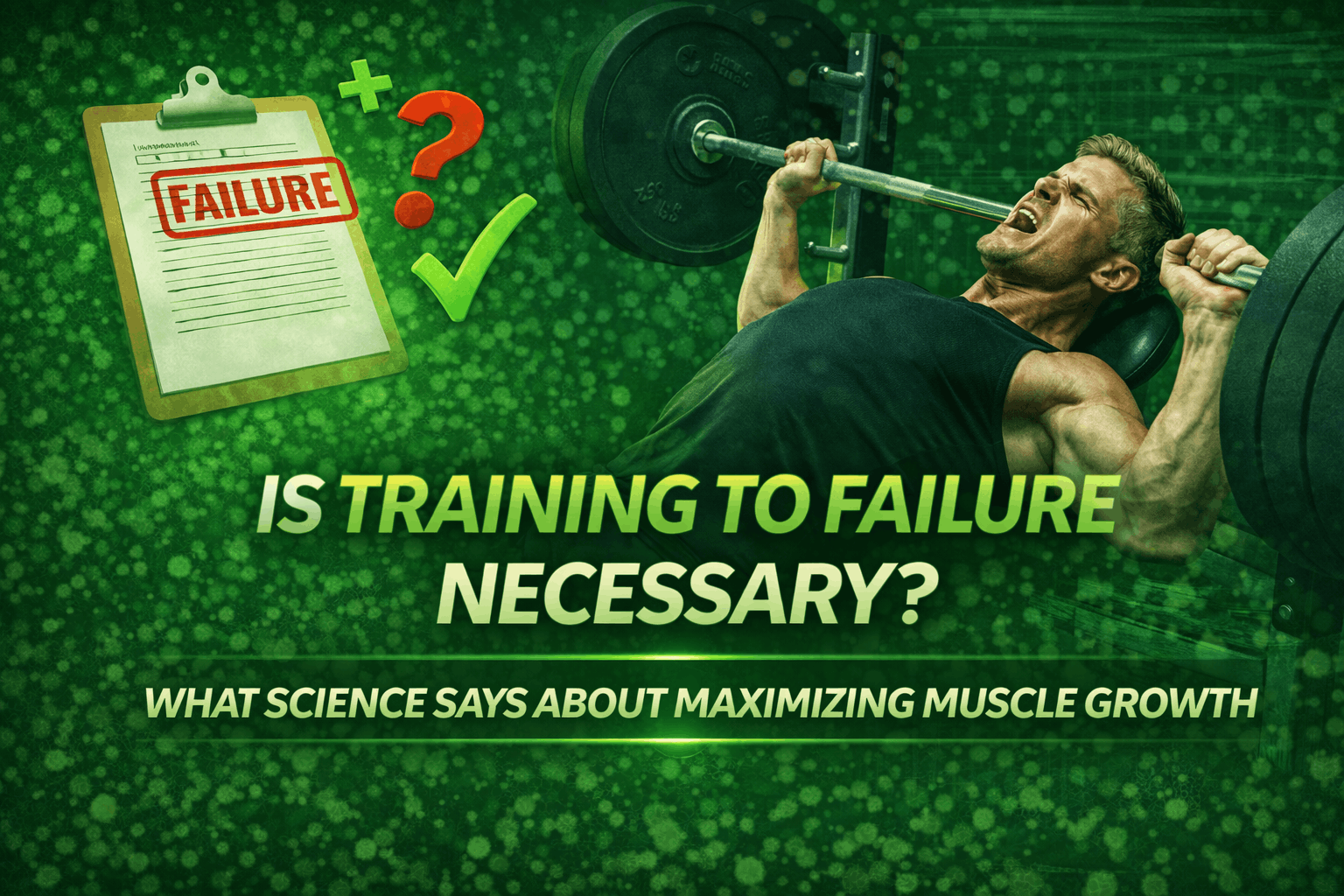 Training to Failure for Muscle Growth: What Research Shows